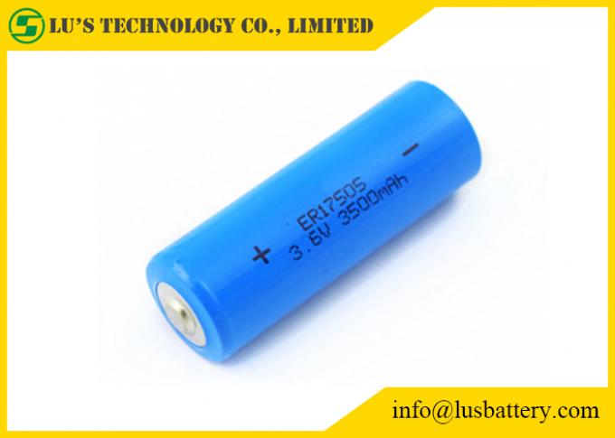 ER17505 Lithium Thionyl Chloride Cell 3.6V 3400mah Lithium Cylinder Battery