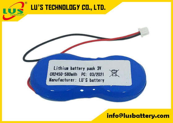 SHR-2P Connector CR2450 Coin Cell Battery 3v For SES Imagotag ...