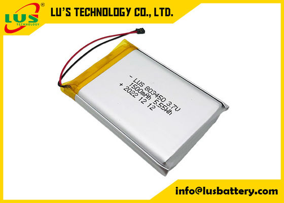 LP083450 Lipo Pouch Cells 3.7V 1500mAh Rechargeable Li Polymer Battery