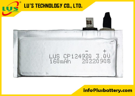 Li MnO2 Non Rechargeable Thin Film Lithium Ion Battery For Security Cards