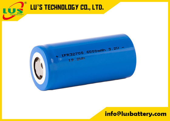 3.7v 6000mah Phosphate Rechargeable Lithium Battery Lifepo4 32700 Cell