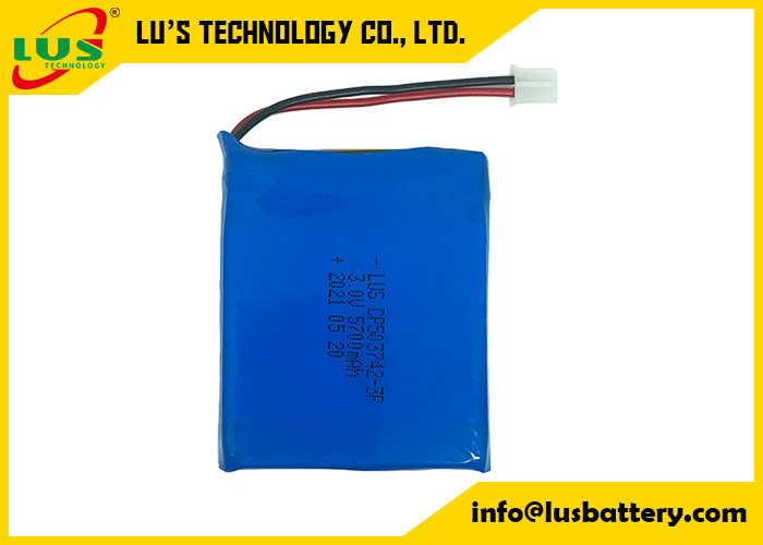 3 Volt CP503742 Pouch Lithium Ion Battery 5700mah CP503740 Ultra Thin ...