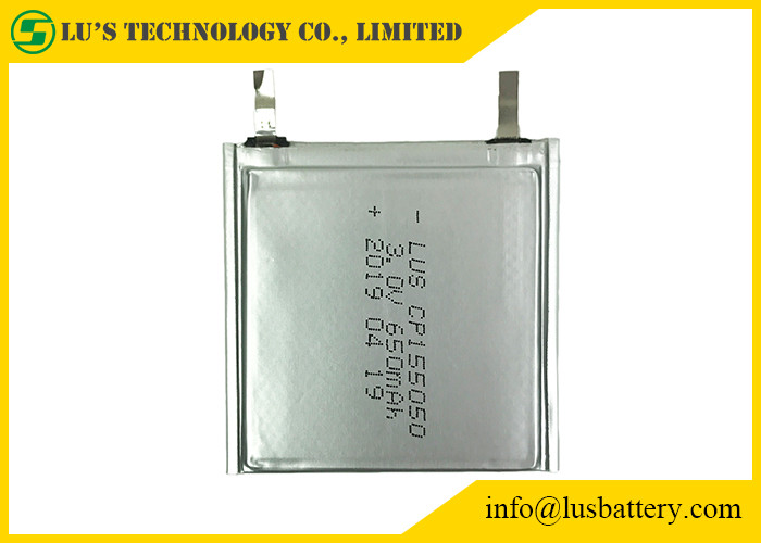 Cp155050 650mah Limno2 battery 3.0 V Lithium Battery batteries For IOT ...