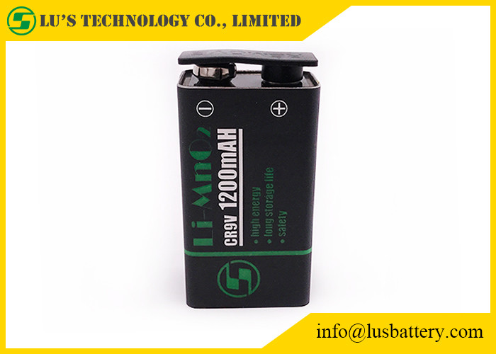 LiMnO2 Battery 1200mah 9V battery For Smoke Detectors
